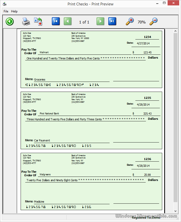 Print Checks 2 0 2 0 Free Download